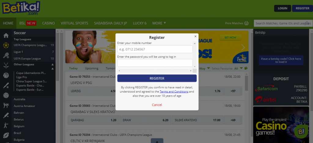 Betika Free Bet Today For Any Player | Betika Sports Betting Tips